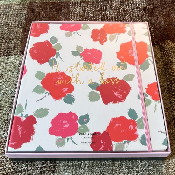 kate spade | Office | Nib Kate Spade Brushy Rose Bridal Planner | Poshmark